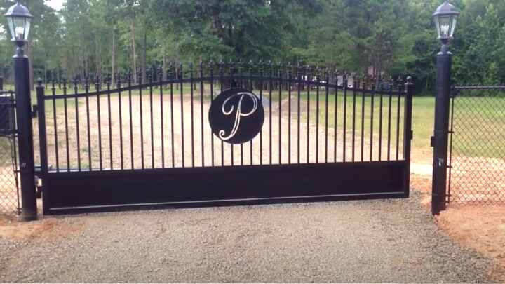 Exterior Garden Door Fencing - High Quality Cast Iron Gate