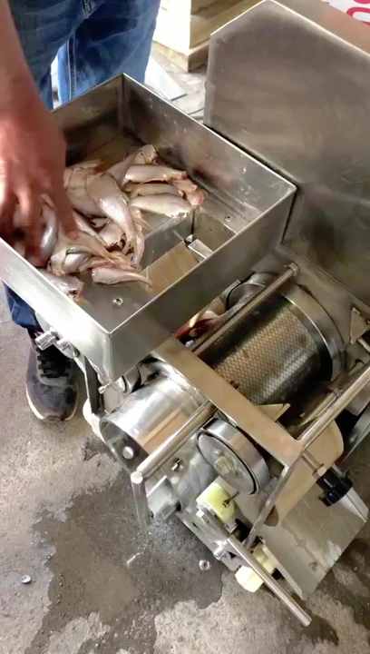 Fish meat separating machine fish meat bone separator grinder mincer ...