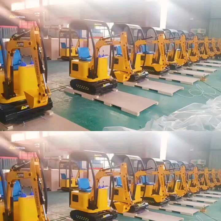 funfair rides kids game motor Coin Operated Children Excavator ride on ...