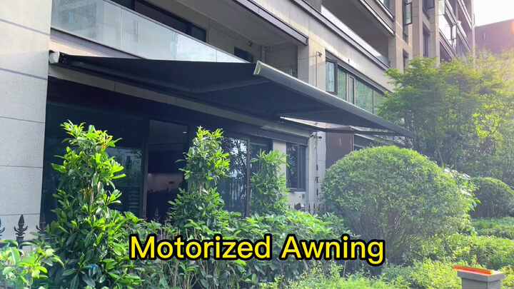 OEM Full Cassette Electric Folding Arm Awning Canopy Outdoor