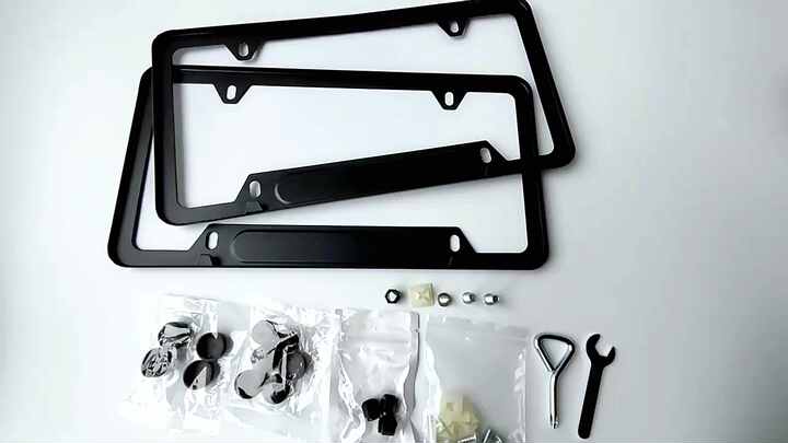 Customized Personalized Stainless Steel License Plate Holder
