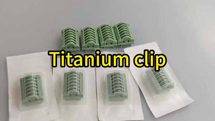 Surgical Medical Device Ligating Clips Appiler Vascular Titanium ...