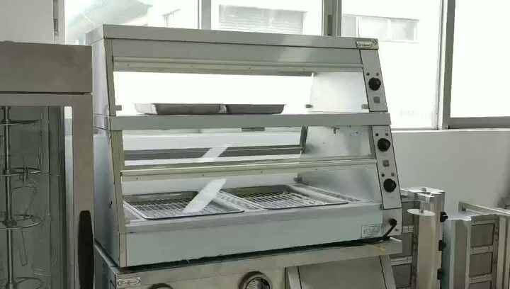 Kfc Electric Hot Food Display Cabinet /stainless Steel Fried Food ...