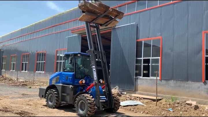 Chinese 4WD All Terrain Forklift Articulated Frame 4x4 Off Road gabelstapler 5 tonnen 4 tonnen 3 ...