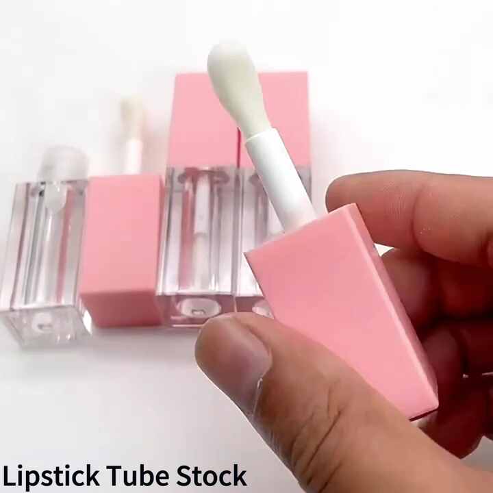 Wholesale Empty Lip Care Lipstick Packaging 5ml 10ml Square Clear ...