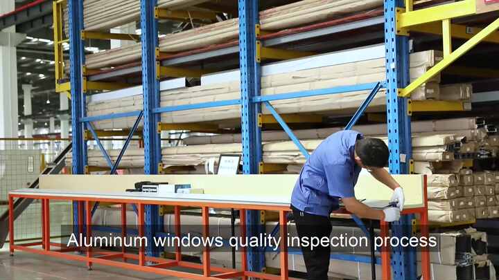 Miami-dade Approved NFRC Tempered Glass Aluminium Doors