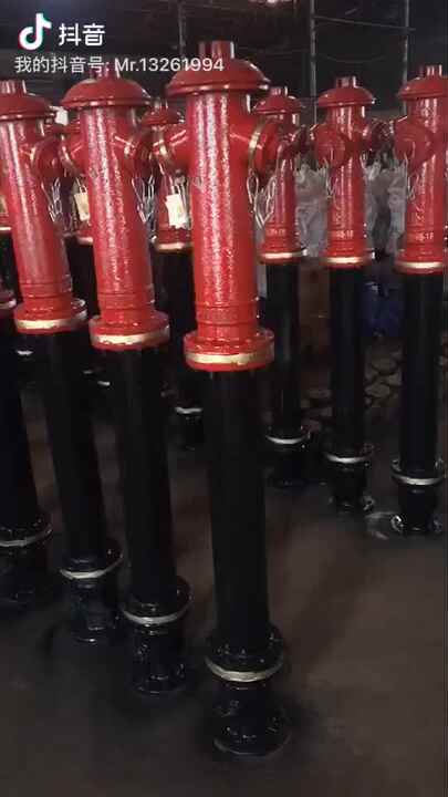 Outdoor Cast Iron Fire Hydrant System for Firefighting