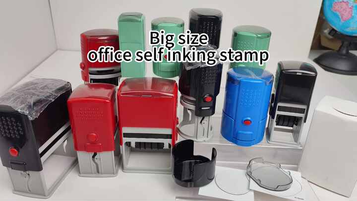 Custom Rubber Stamp - Self-Inking Personal Logo Stamp