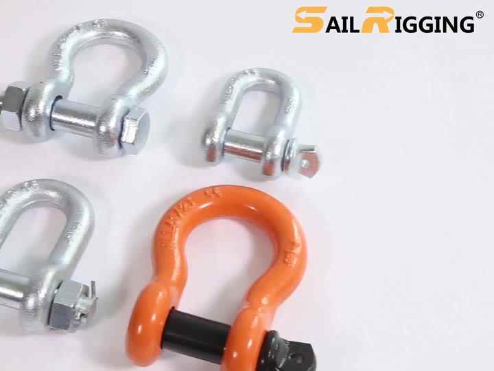 G210 Shackle - Durable Carbon Steel D Shackle for General Industry