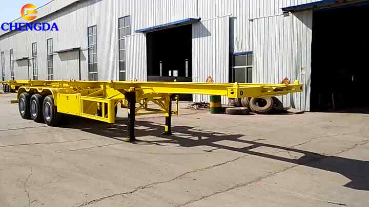 40ft Combo Skeleton Container Semi Trailer - Double Combo Chassis for ...