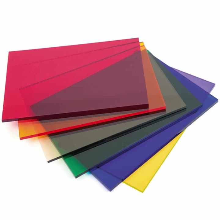Custom Tinted Acrylic Sheets - Semi-Transparent Options