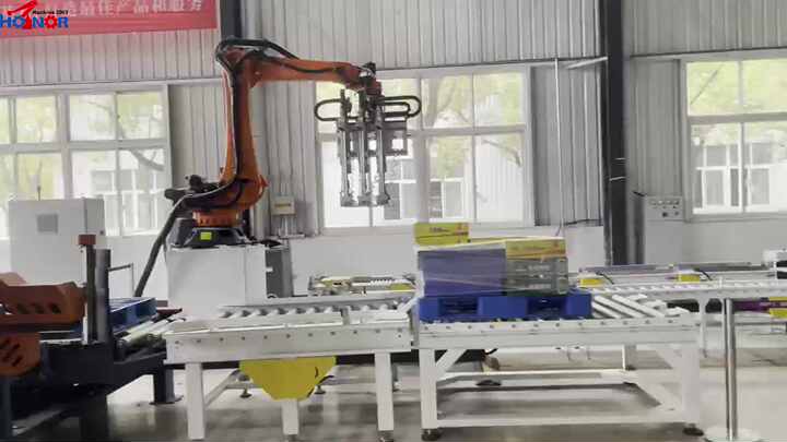 Carton Box Stacking Depalletizer Robot Arm Mechanical Pallet Automatic ...