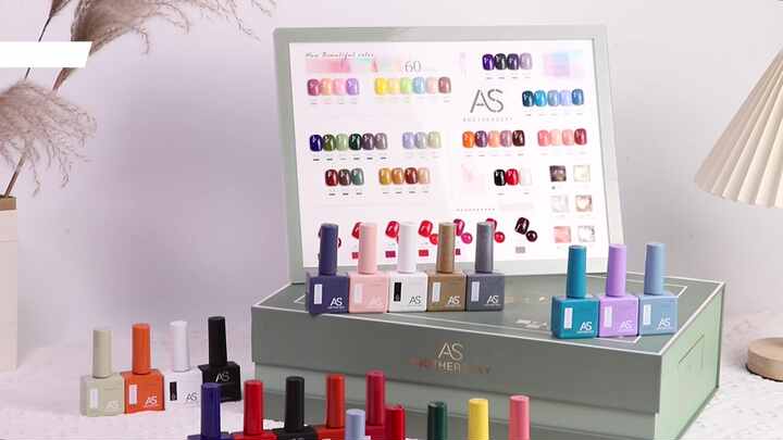 Wholesale Professional AS Gel Nail Polish Set 60 Colors