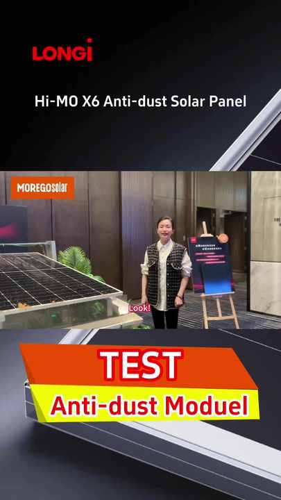 Longi Solar Hi-Mox6 Explorer - Efficient Anti-Dust Panels