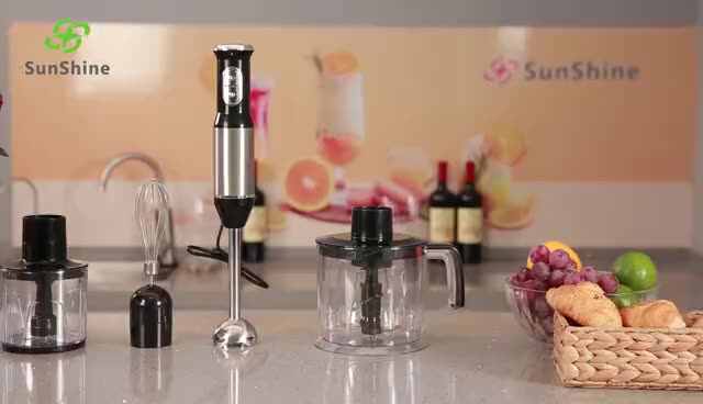 1200W Electric Hand Immersion Blender Mixer Set - Variable Speed ...