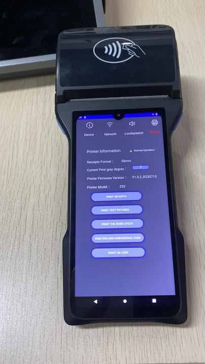 Minibus Pos Nfc Devices for Cashier Terminal Pos Venta Android Pos Device With Built in 58/80mm ...