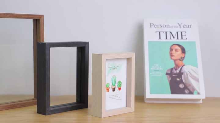 Wholesale Factory Price Transparent Double Sided Glass MDF Wooden ...