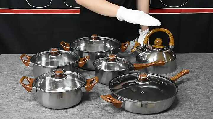 12 Pcs Cookware Set from Eco-Friendly Chinese Manufacturer