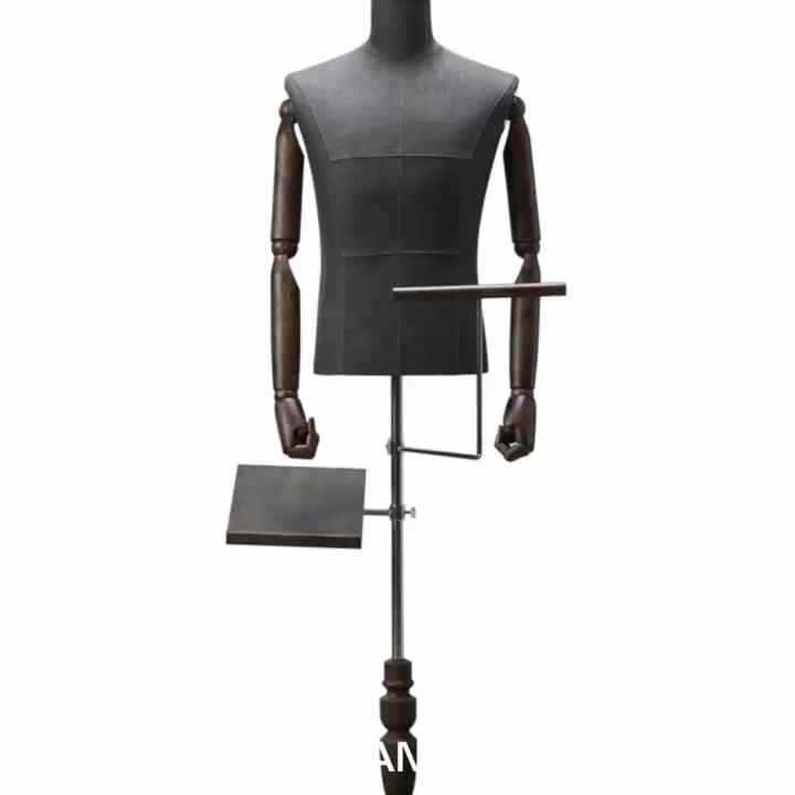 Male Mannequin Half Body - High-End Fashion Display Props