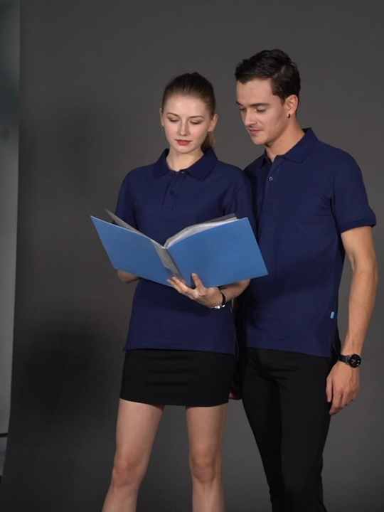 Honeycomb Cotton Pique CVC Fabric - Comfortable Polo Shirts for Men's Plus Size