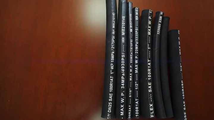 Stainless Steel Braided High Pressure Mangueras Hidraulicas SAE 100R2 at /DIN EN 853 2SN Wire ...