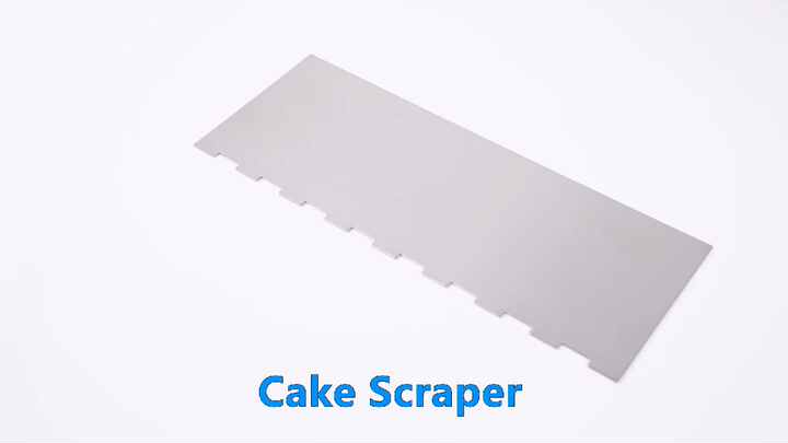 AK Stainless Steel Cake Scraper Cake Decorating Comb Smoother ...