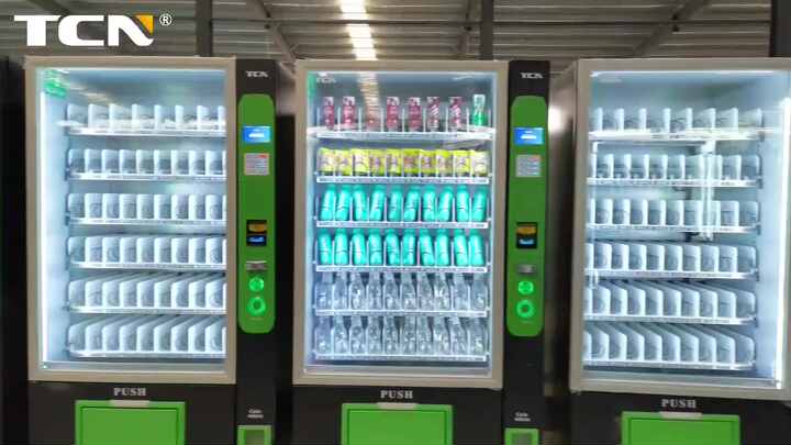 TCN Europe Snack and Drink Vending Machine for Subway Stations and ...