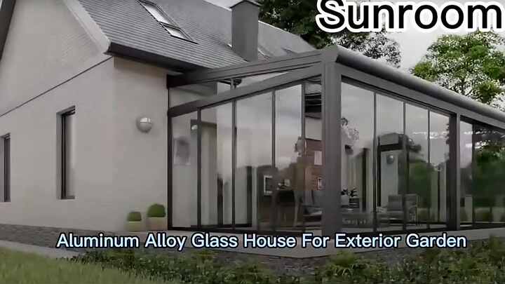Alucasa Custom 10X12 12 X 20 Free Standing Low-E Glass House