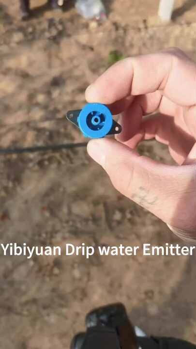 Efficient Farm Fields Drip Emitter Oranges Trees Irrigation