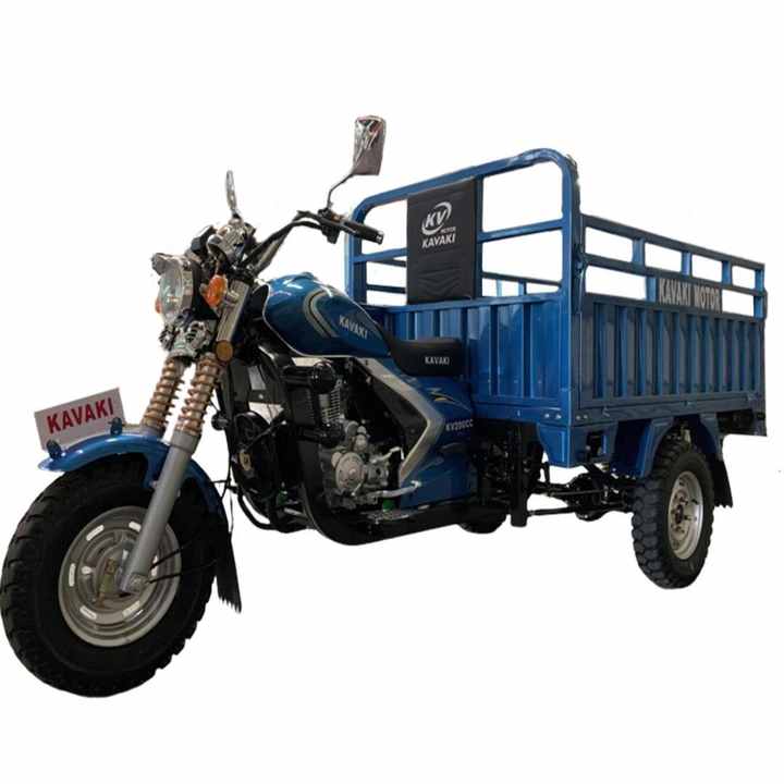 KAVAKI Motocyclette à trois roues à essence 4 temps 200cc refroidie par ...