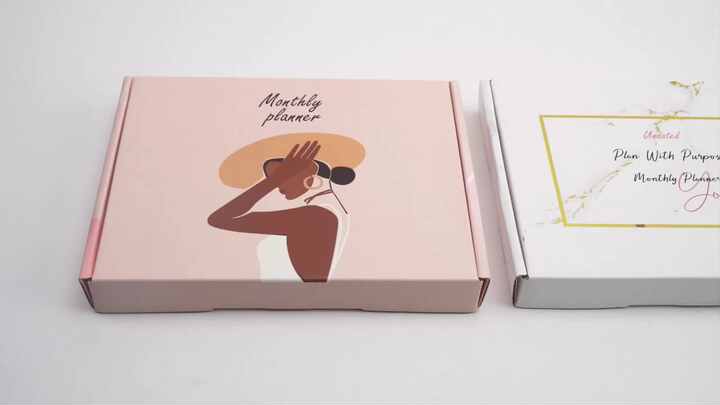 Custom Logo Printing 2024 Planner Stationery Set A5 Spiral