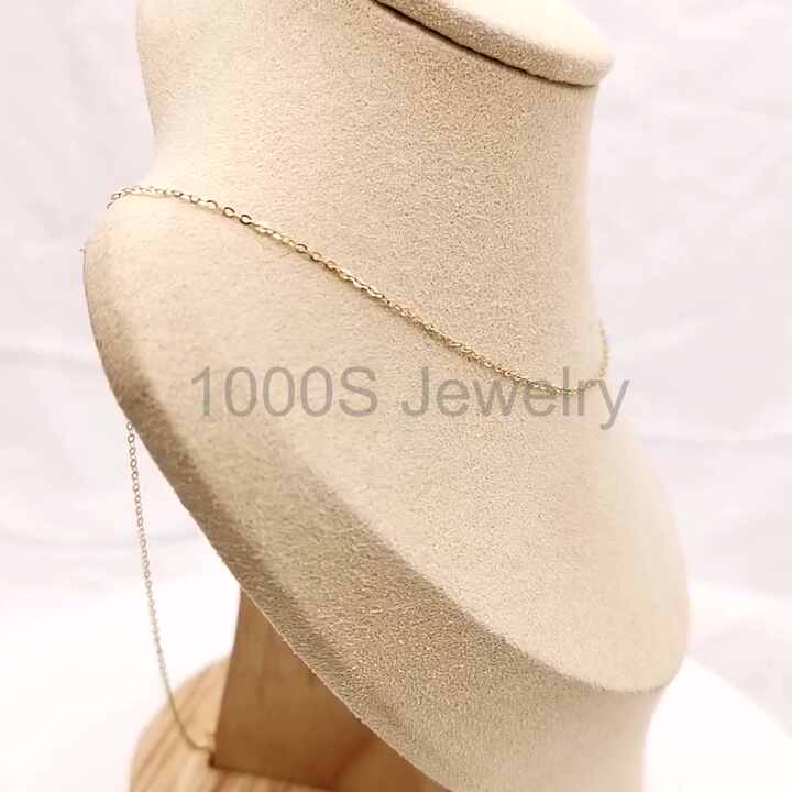 Simple 9k Real Gold Custom Letter M Necklace Dainty Jewelry Necklaces ...