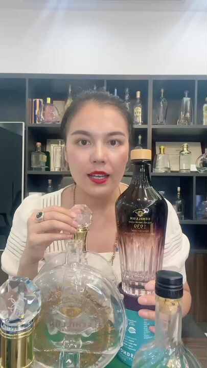 Liquor Spirit Glass Bottles Vodka RUM JIN Tequila Brandy Bottle 750ml ...