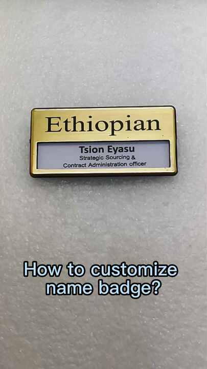 Customizable Name Badges - Durable & Versatile Solutions
