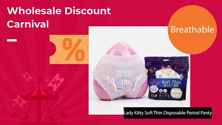 Lady Kitty Sanitary Napkin Pants - Leakproof & Comfortable