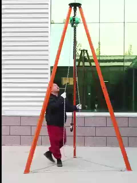 1.7M 3M Lifting Tool - Rescue Tripod with 360° Rotation