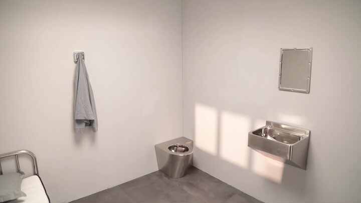Stainless Steel Wash Basin - Prison Style Wall Mounted