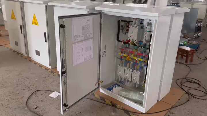 "250A Acero ATS Box/Panelboard con multifunción o medidores analógicos ...