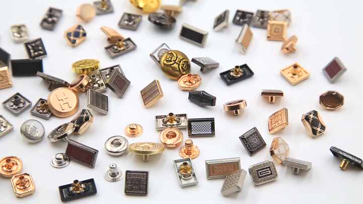 Jinyi Factory 12mm Round Zinc Alloy Buttons for Muslim Garments