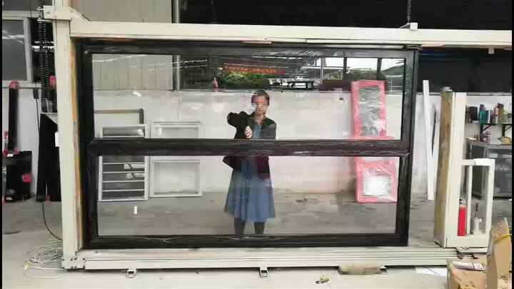 Aluminum Storefront Electric Vertical Sliding Bi-Folding Windows