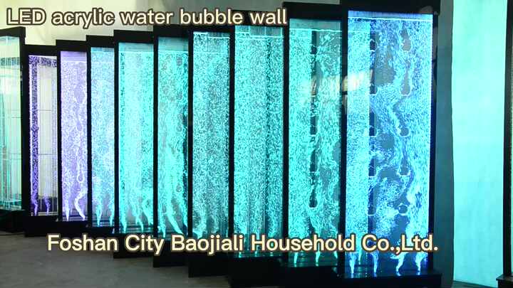 LED Water Bubble Wall - Modern Decor for Parties & Homes