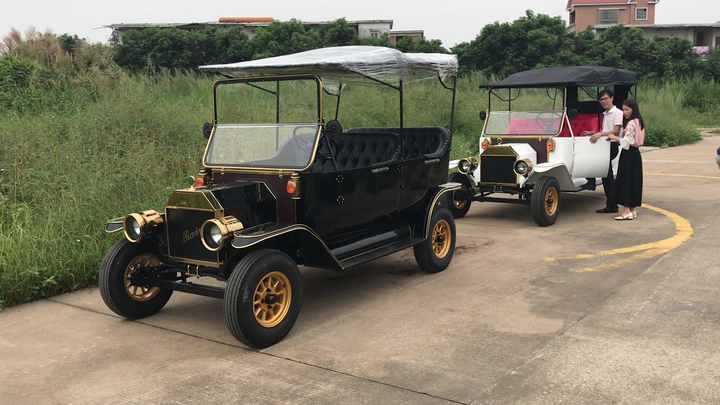 2024 new design vintage model t design golf cart with electric power ...