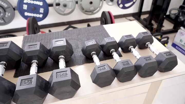 Hexagonal Dumbbell Set - Durable & Versatile Gym Equipment