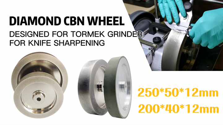 Knife Sharpening T8 T7 Bench Grinder 250mm - Diamond CBN Polishing ...