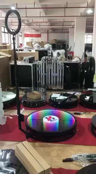 360 Degree Video Camera LED Lights - Vogue Booth Enclosure