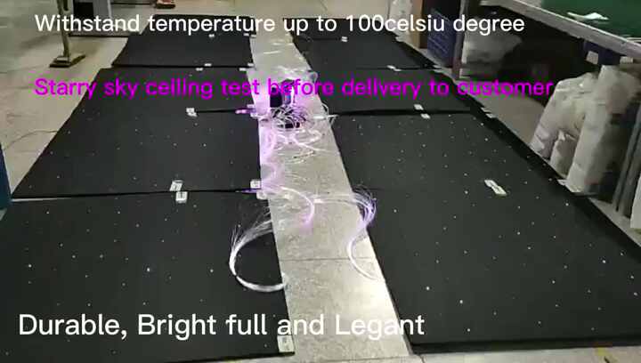 Fiber Optic Starry Panels - Customizable Lighting Solutions