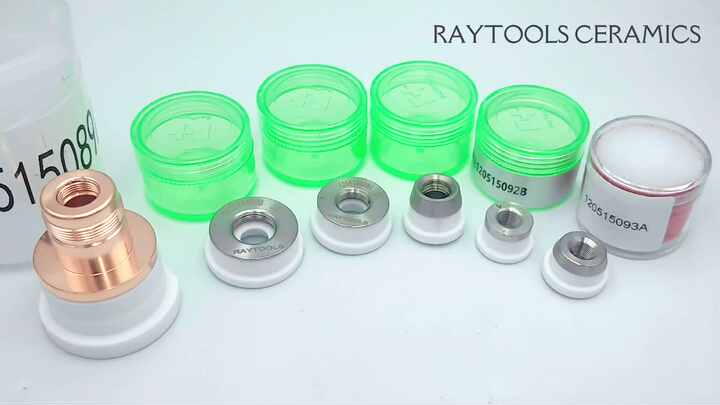 Raytools D28mm Ceramic Laser Head Nozzle Holder & Fiber Laser Cutter ...