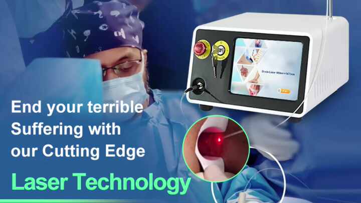 Hemorrhoid Treatment Laser Proctology Surgery 980nm 1470nm Diode Laser ...