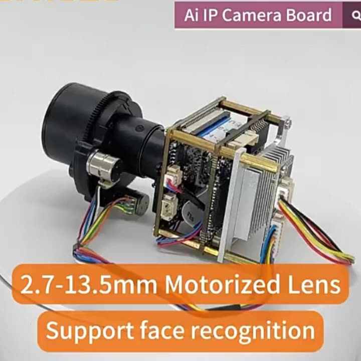 5MP AI Face Recognition IP Camera Module - Motorized Zoom