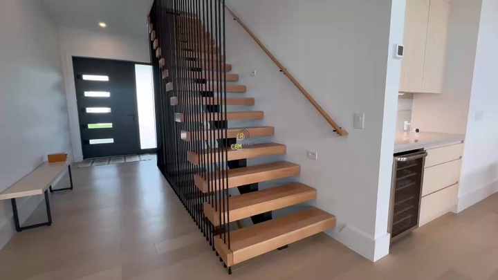 CBMmart Railing Outdoor Staircase Metal Balustrade Balcony Stainless ...